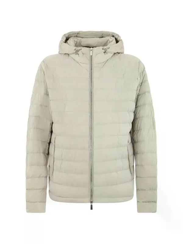 MOORER Hooded Quilted Jacket