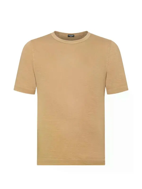 FRANZESE COLLECTION Crew-neck Short-sleeves T-shirt - Neutrals