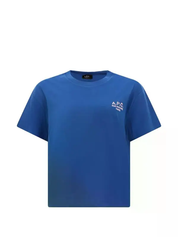 A.p.c. Logo T-shirt - Blue
