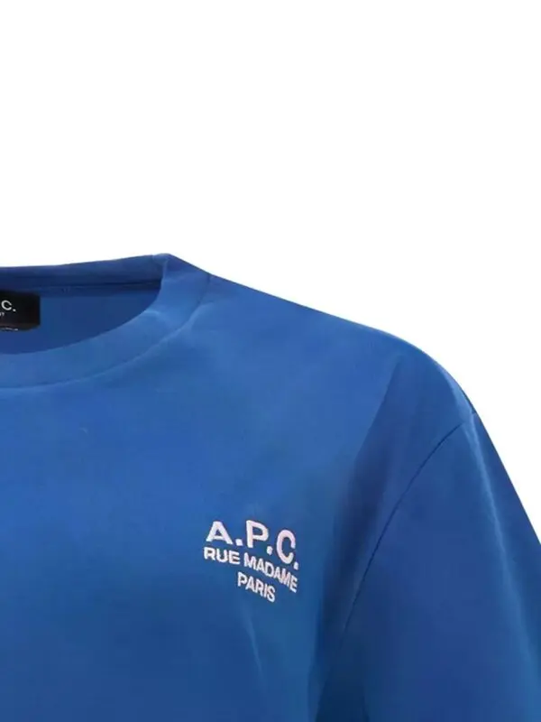 A.p.c. Logo T-shirt - Blue