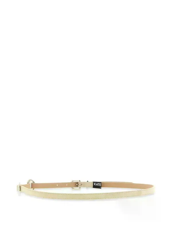 KATE CATE Ranchera Suede Belt - Neutrals