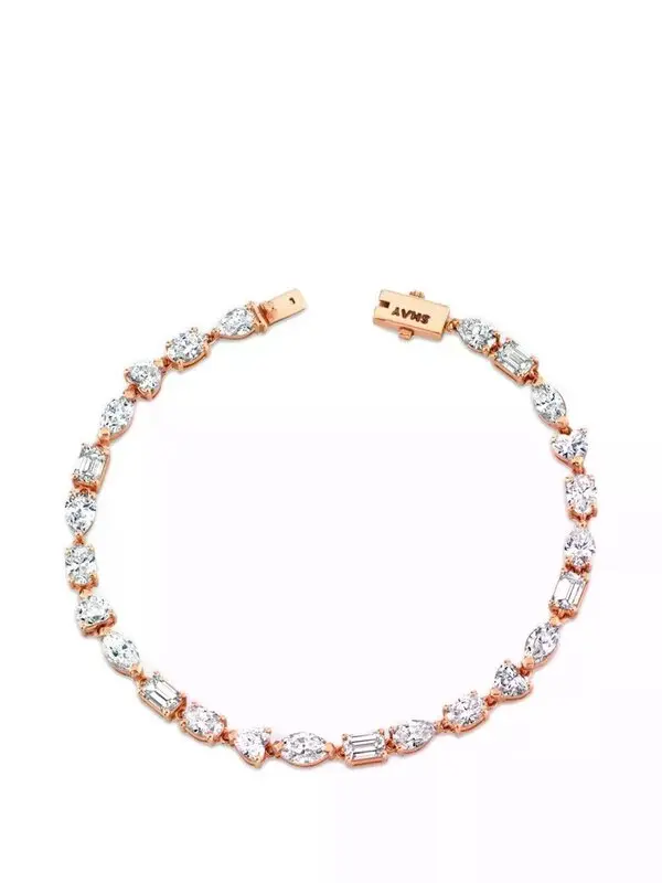 Shay Diamond Tennis Bracelet - Pink
