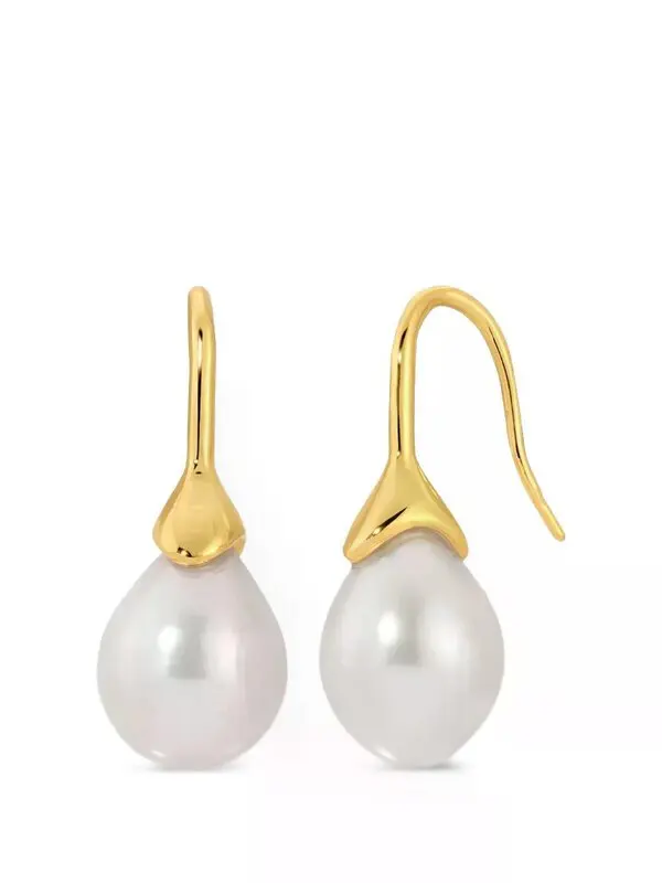 HEAVEN MAYHEM Odette Pearl Drop Earrings - Gold