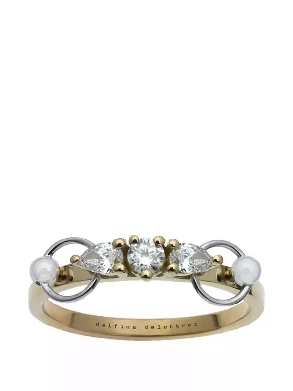 Delfina Delettrez Two-in-one Diamond Ring - Gold