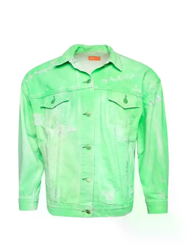 NOTSONORMAL Distressed Effect Jacket - Green