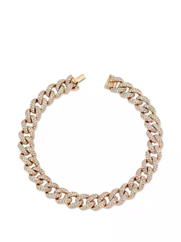 Shay Diamond Link Bracelet - Pink