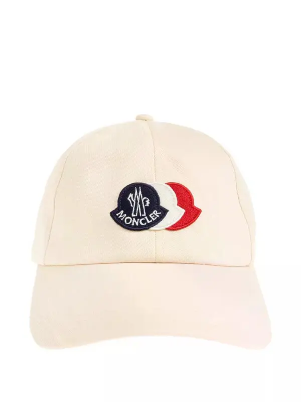 Moncler Logo-patch Cap - Neutrals