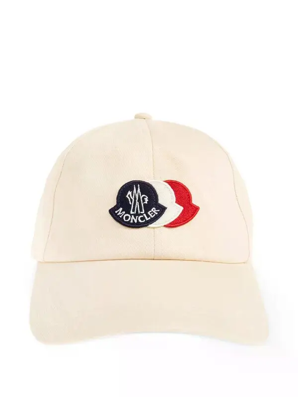 Moncler Logo-patch Cap - Neutrals