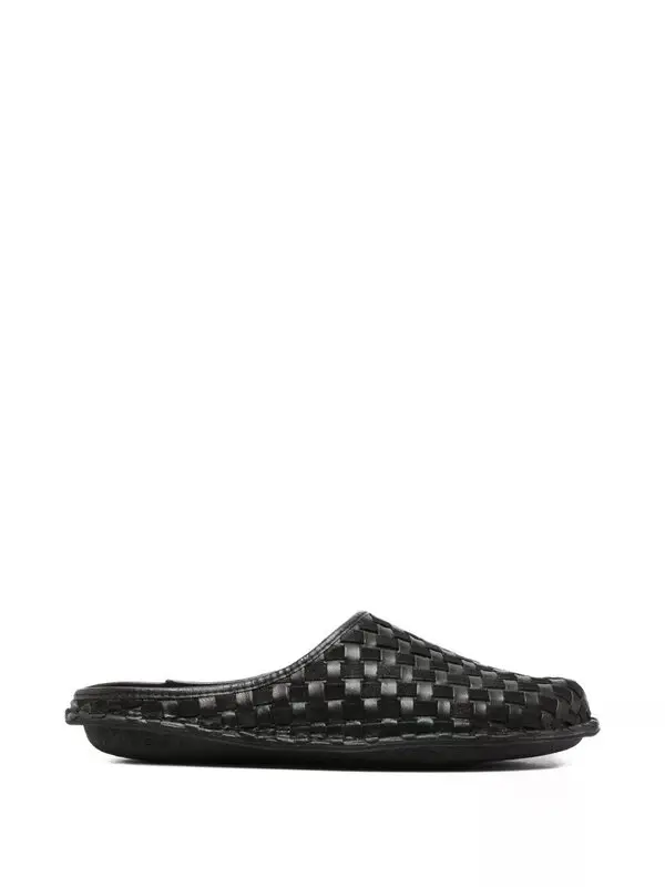 Comme Des Garçons Woven Leather Mules