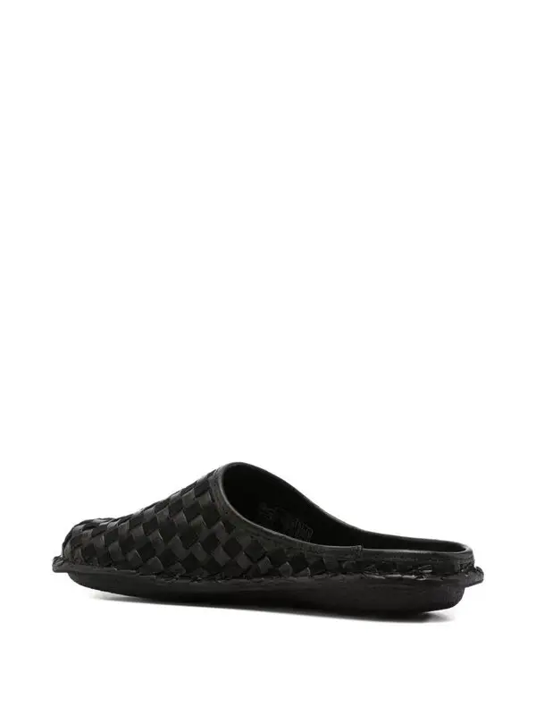 Comme Des Garçons Woven Leather Mules
