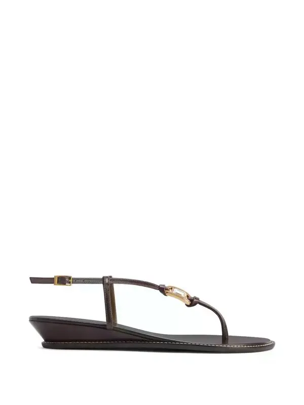 GIUSEPPE ZANOTTI Amhelia Wedge Sandals - Brown