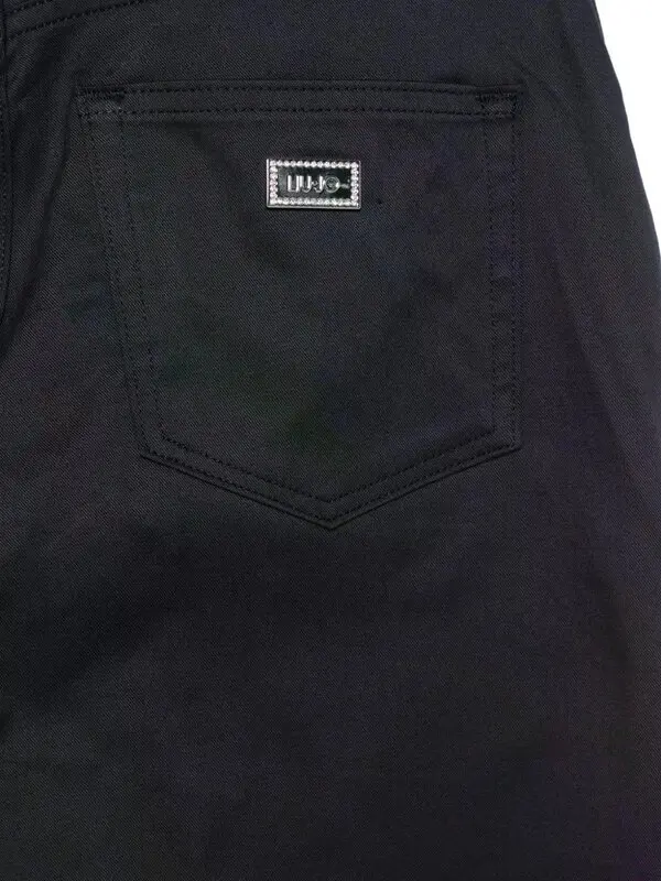 Liu Jo Logo Patch Trousers - Blue