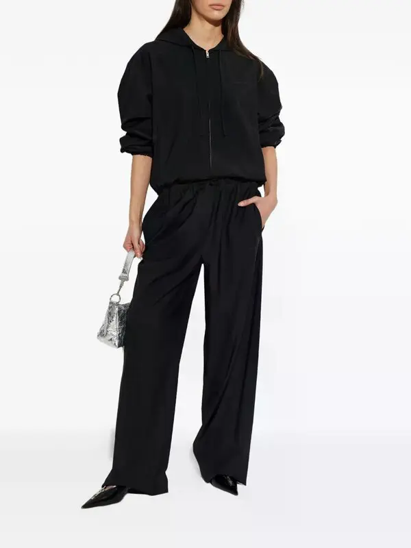 Alexander Wang Drawstring-fastening Trousers - Black