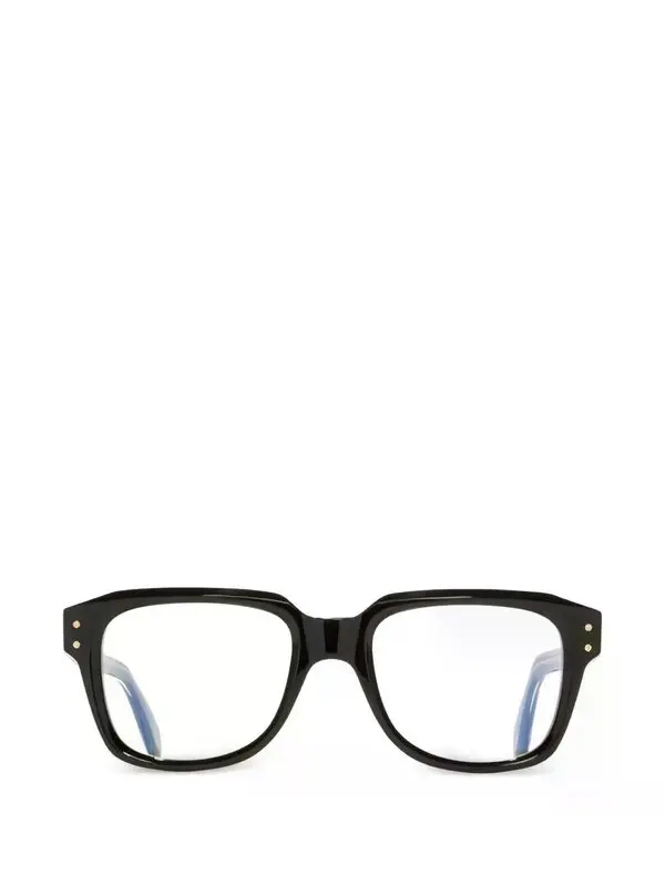 CUTLER & GROSS Stud Square-frame Glasses - Black