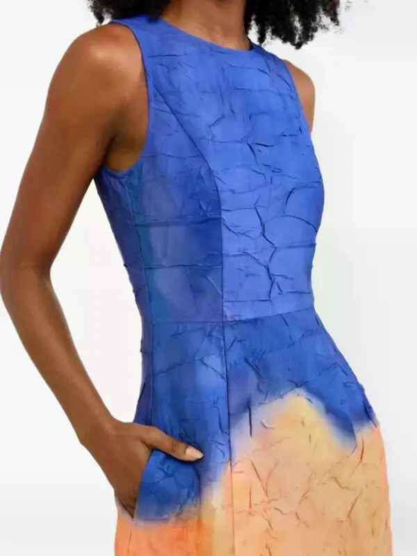 Ulla Johnson Georgia Sleeveless Midi Dress - Orange