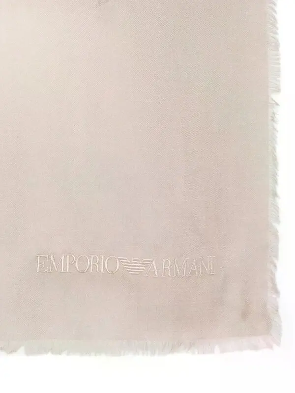 Emporio Armani Frayed Scarf