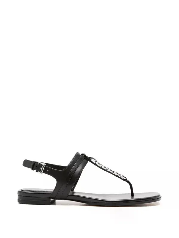 Michael Kors Marcia Chain-detail Sandals - Black