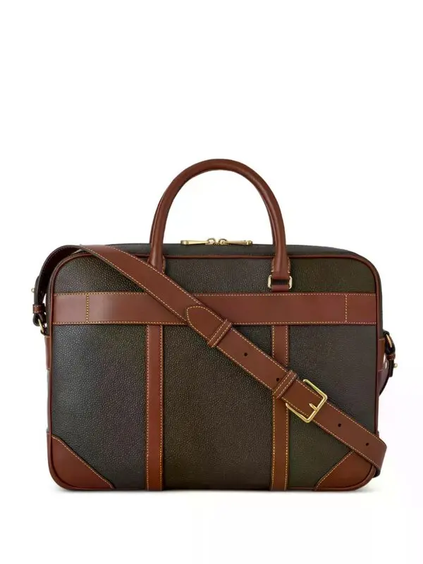 Mulberry Heritage Top-handle Laptop Bag - Brown
