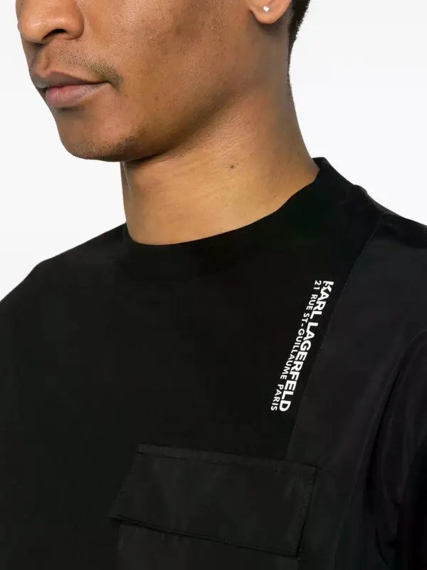 Karl Lagerfeld Pocket Panel T-shirt