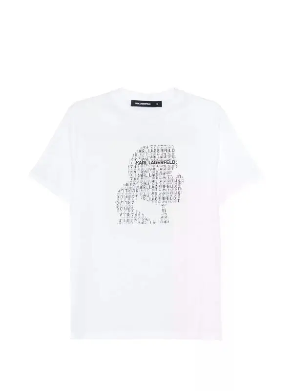Karl Lagerfeld Graphic Print T-shirt - White