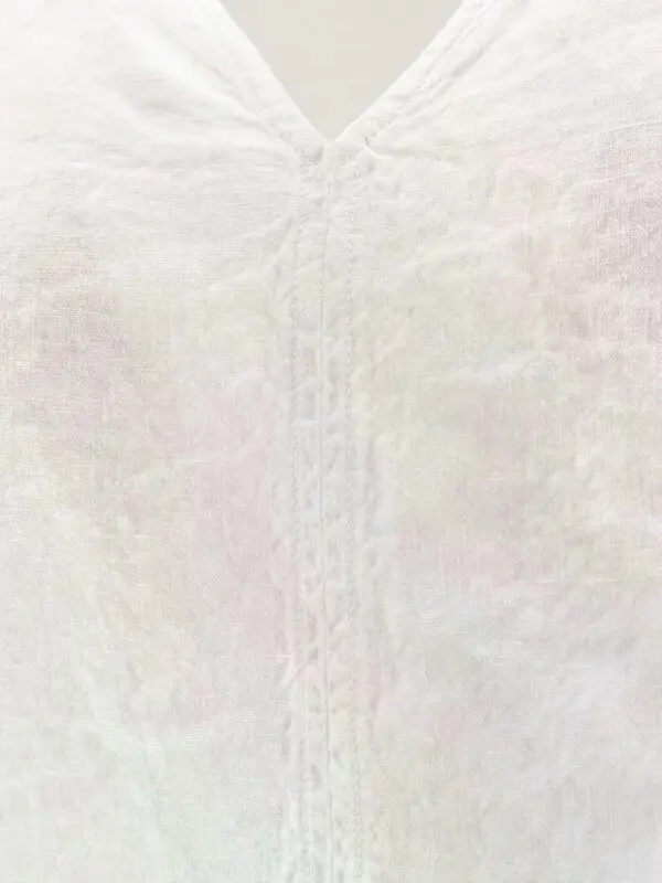 Aspesi V-neck Linen Top