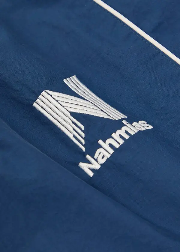 NAHMIAS Warm Up Panelled Shell Track Pants - Blue