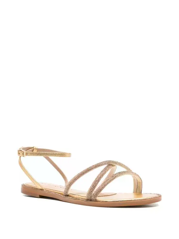 WERNER Embellished Flat Sandals