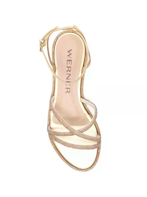 WERNER Embellished Flat Sandals