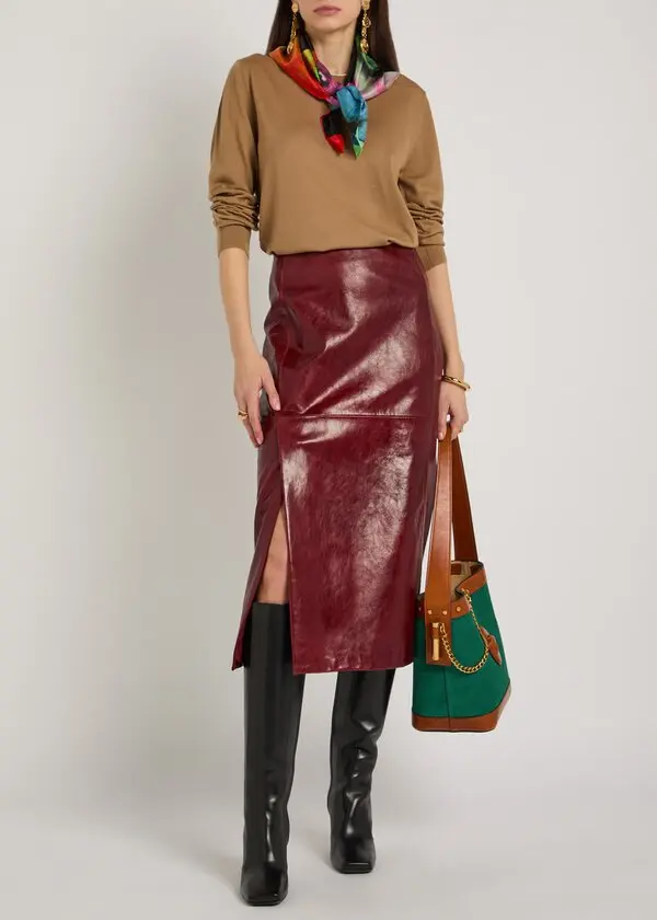 Versace Wool-blend Jumper With Layered Neck