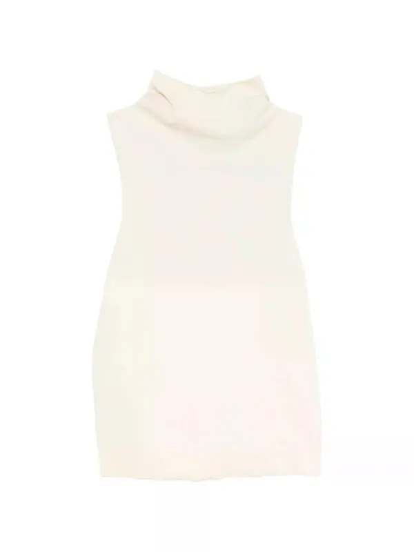ALYSI Sleeveless Roll-neck Top