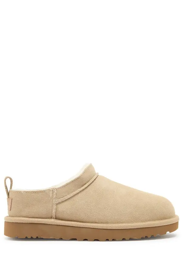 UGG Classic Micro Suede Ankle Boots - Beige