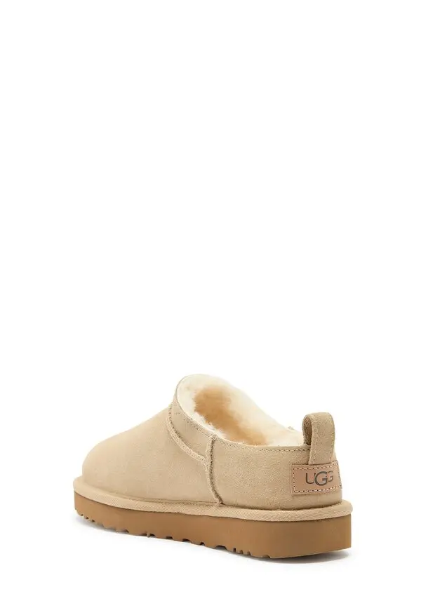 UGG Classic Micro Suede Ankle Boots - Beige
