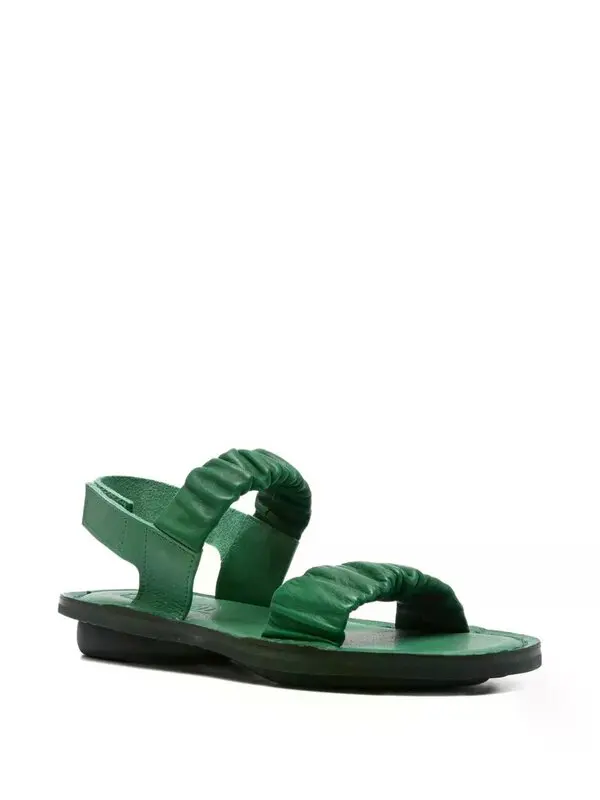 TRIPPEN Ruffled Sandals - Green