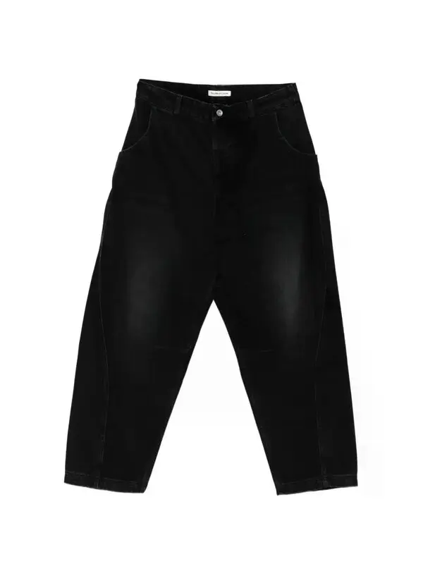 You Must Create Five-pocket Jeans With Carpenter Detail - Black