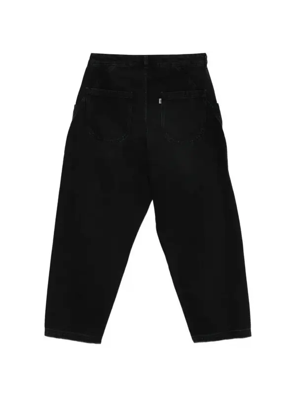 You Must Create Five-pocket Jeans With Carpenter Detail - Black