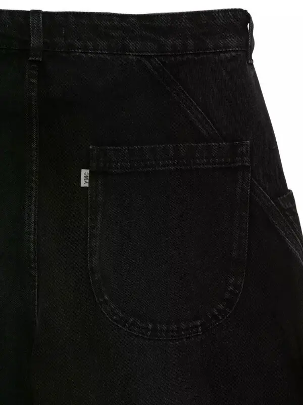 You Must Create Five-pocket Jeans With Carpenter Detail - Black