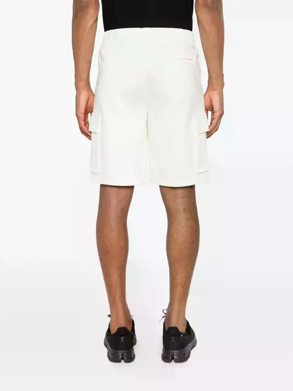 Karl Lagerfeld Cargo Print Shorts - White