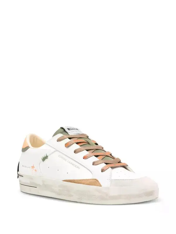CRIME LONDON Sk8 Deluxe Lace-up Sneakers