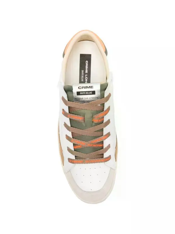 CRIME LONDON Sk8 Deluxe Lace-up Sneakers