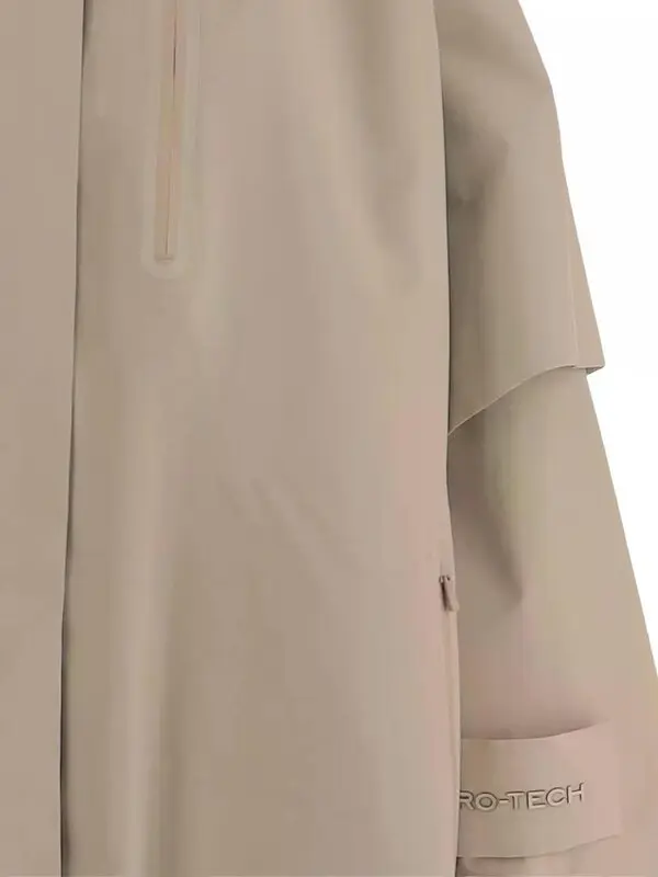 SAVE THE DUCK Hooded Coat - Neutrals