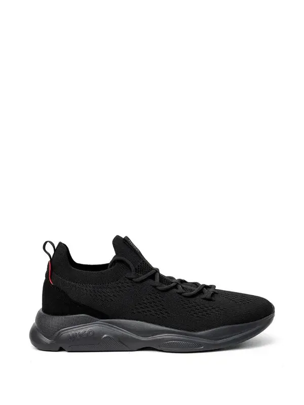 Hugo Leon Panelled Sneakers - Black
