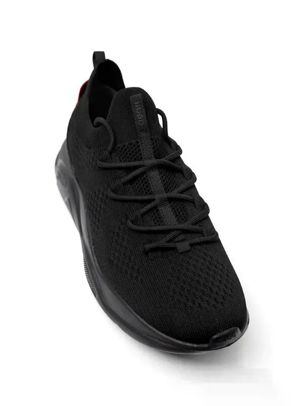 Hugo Leon Panelled Sneakers - Black