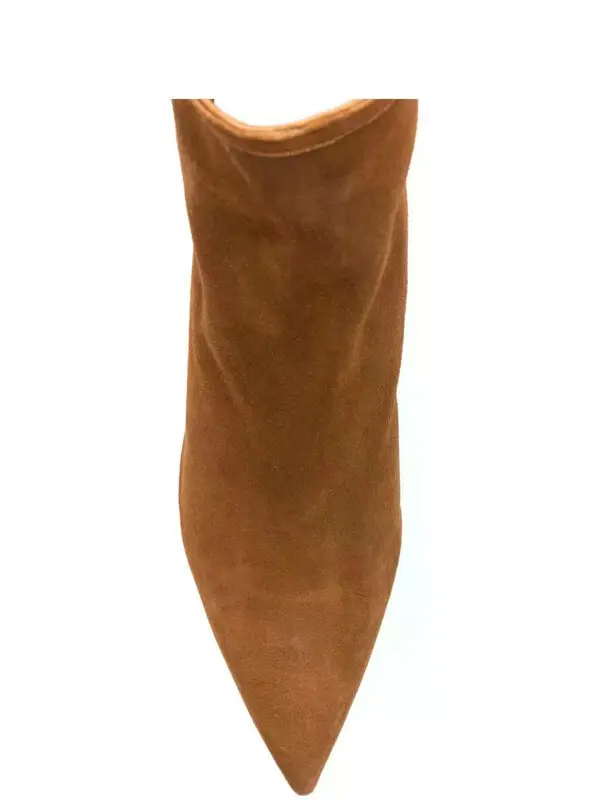 ANNA F. Pointed Zip Up Boots