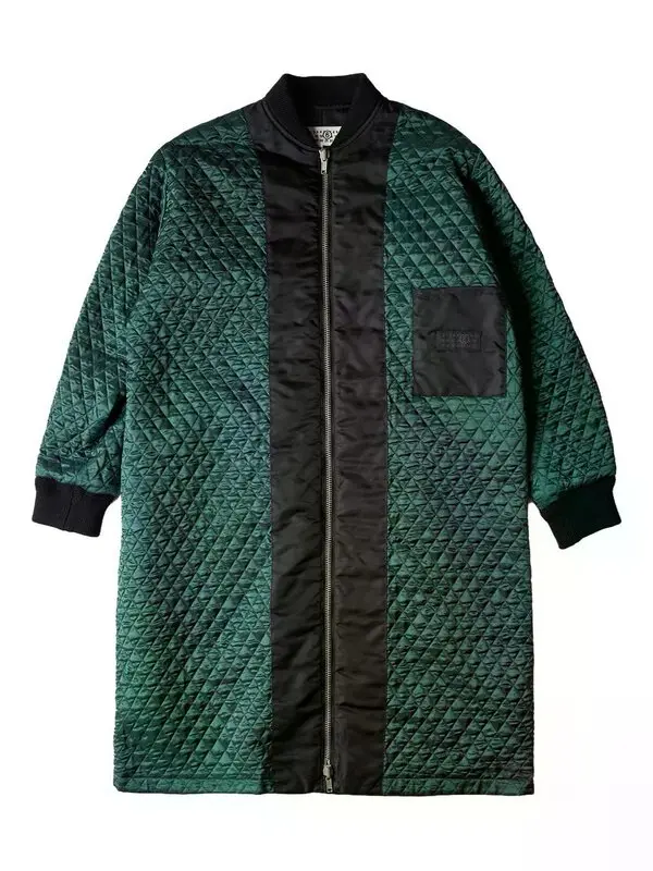 MAISON MARGIELA Long Zip-front Bomber Coat