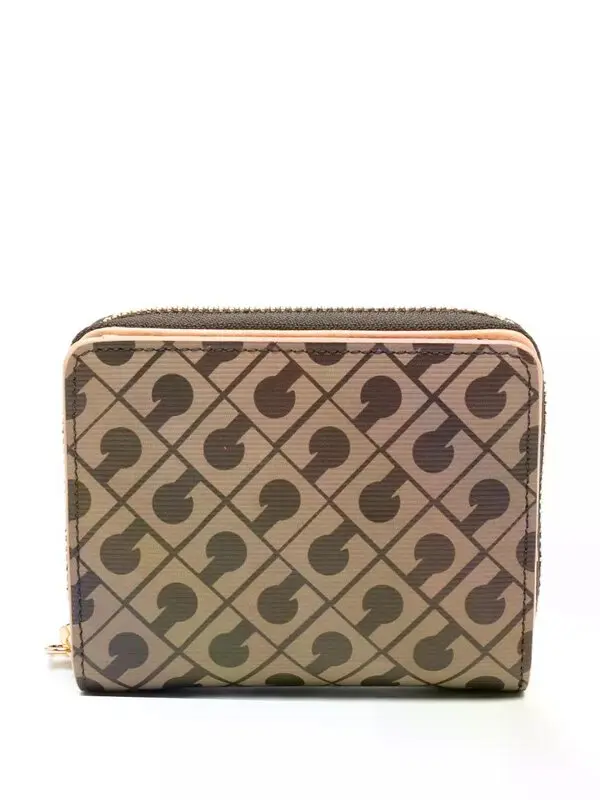 GHERARDINI Patterned Wallet - Neutrals