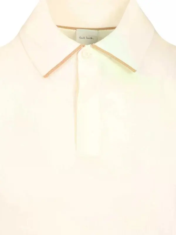 Paul Smith Short-sleeve Buttoned Polo Shirt - Neutrals