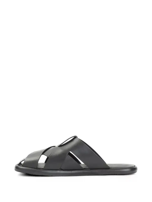 Giorgio Armani Interwoven Leather Sandals
