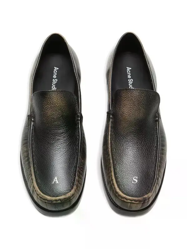 Acne Studios Leather Loafers - Black