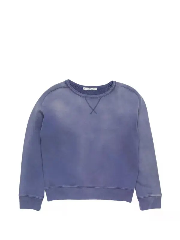 Acne Studios Sprayed Logo Sweatshirt - Blue