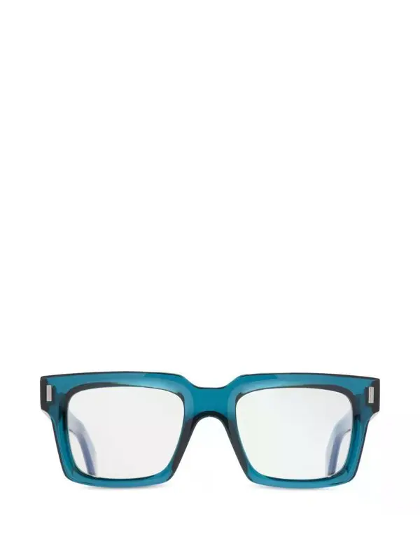 CUTLER & GROSS Square-frame Glasses - Blue